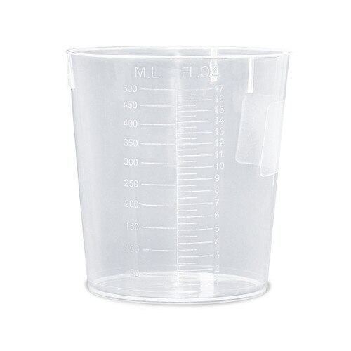 BST500-CASE | Stackable Beakers, Polypropylene (PP), 500ml (case of 500)